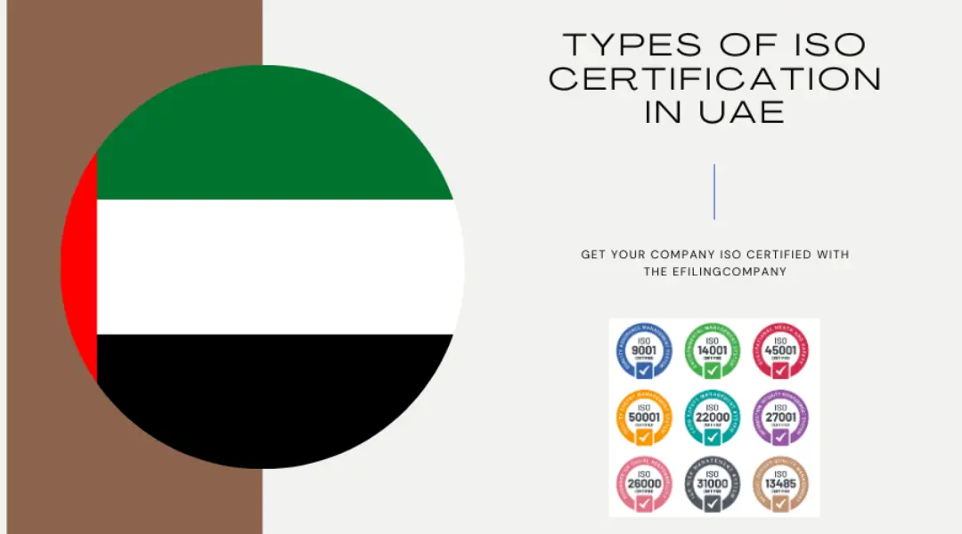What are the types of ISO Certification in UAE